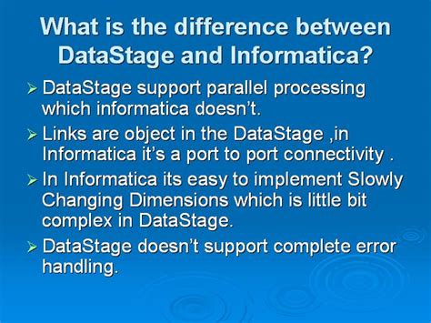 Datastage Interview Questions With Answers Testingbrain