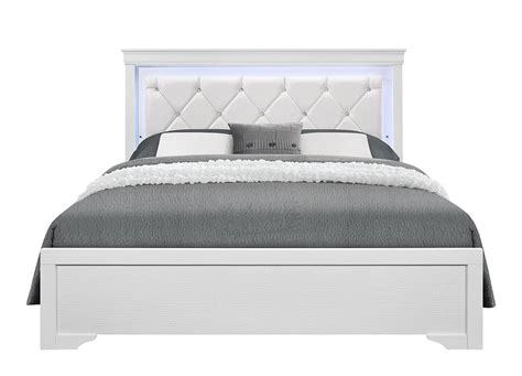 Pompei Panel Bed White Global Furniture Furniture Cart