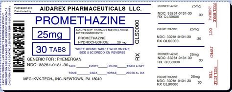 Promethazine Tablets Fda Prescribing Information Side Effects And Uses