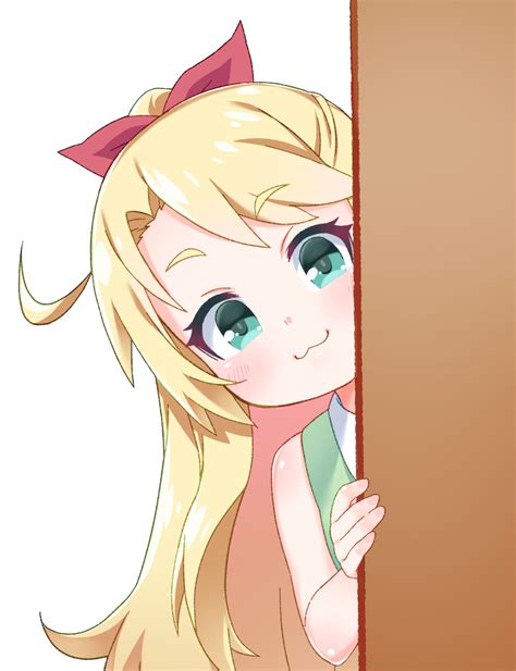 Safebooru 1girl 3 Absurdres Bangs Bare Shoulders Blonde Hair Blush Bow Closed Mouth Eyebrows