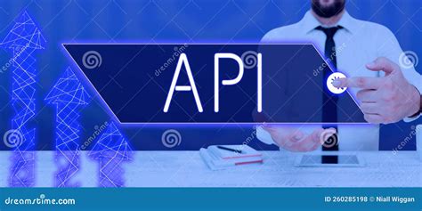 Sinal Mostrando Api Conceito Significa Conjunto De Rotinas Protocolos E Ferramentas Para Criar