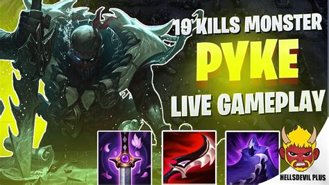 19 Kills Monster Pyke Performance Wild Rift Hellsdevil Plus Gameplay
