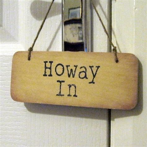 Wooden Door Sign Howay In North East Ts