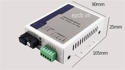 Bộ Chuyển đổi 1 Cổng Rs485 Sang Quang Model Rs485 Fiber 01