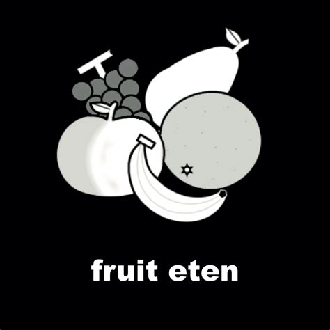 Losse Picto Fruit Eten 10x10cm Easyauti