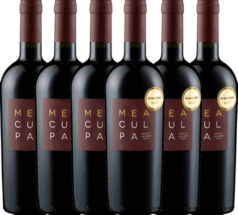 Buy 6er Vorteils Weinpaket MEA CULPA Vino Rosso Italia Cantine