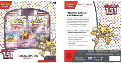 Pokémon Tcg Opening Scarlet And Violet 151 Alakazam Ex Collection