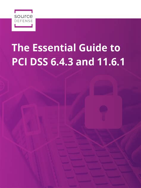 Source Defense The Essential Guide To Pci Dss 6 4 3 And 11 6 1 Pdf Payment Card Industry