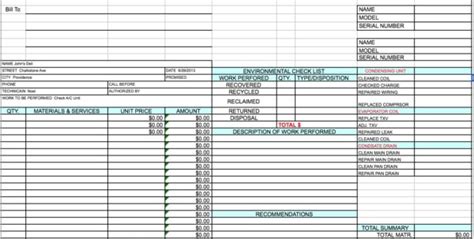 General Labor Invoice Spreadsheet Templates For Busines Labor Invoice Template Labor Invoice