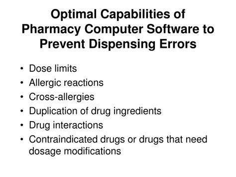 Ppt Preventing Dispensing Errors Powerpoint Presentation Free Download Id 1410523