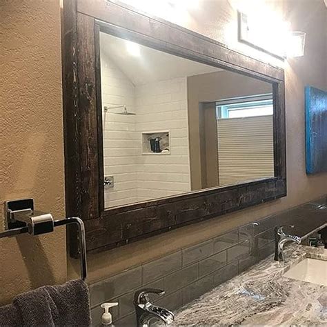 Dark Walnut Bathroom Mirror Everything Bathroom