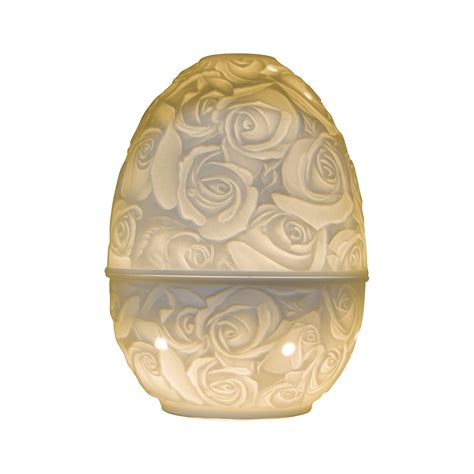 Nl Rose Pattern Egg Candle Shade Nordic Lights U K