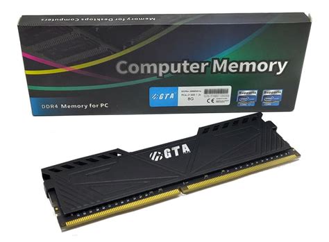 MEMÓRIA RAM DDR4 8GB 2666MHz DESKTOP GTA TECH C DISSIPADOR Memória