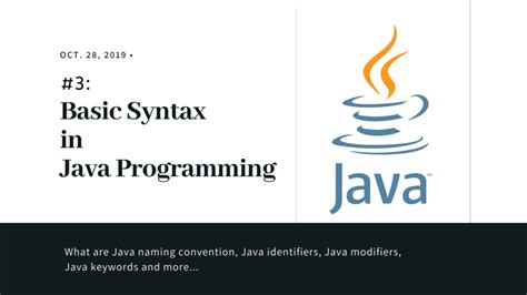 Learn Java From Scratch Basic Syntax In Java Programming Learn To