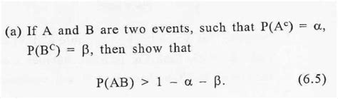 Solved (a) ﻿If A and B ﻿are two events, such that | Chegg.com