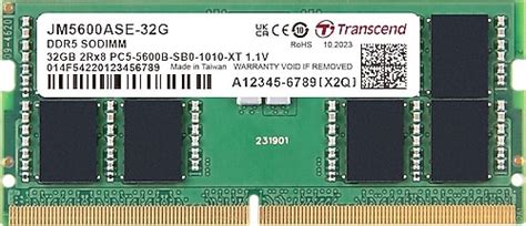Transcend 32 Gb 5600 Mhz Cl46 Jm5600ase 32g Ddr5 Ram Fiyatları Özellikleri Ve Yorumları En