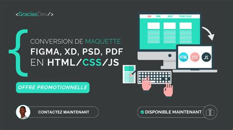 Je Vais Convertir Votre Maquette Figma Xd Psd En Htmlcss Par Graciasdev