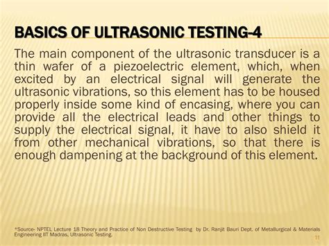 Basic Of Ultrasonic Testing Part 4 By Rohit Sahu Pdf