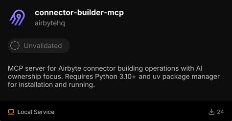 Connector Builder Mcp Mcp Servers · Lobehub Connector Builder Mcp Mcp Servers · Lobehub