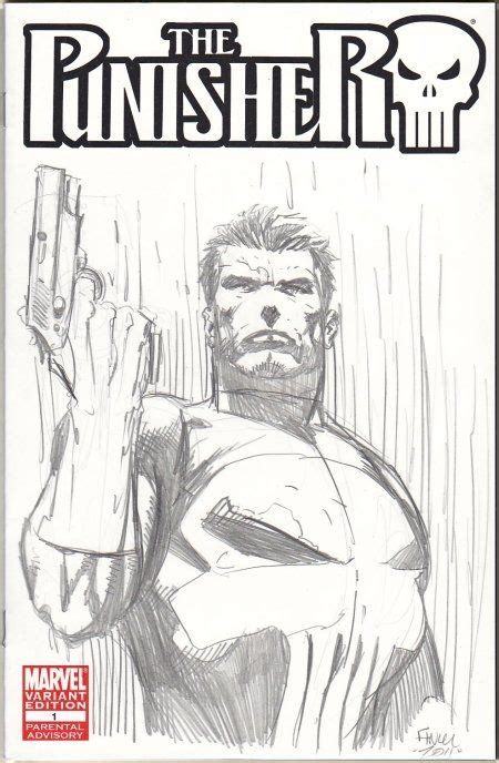 Punisher Sketch Cover David Finch In Rafael Ms Punisher Sketch