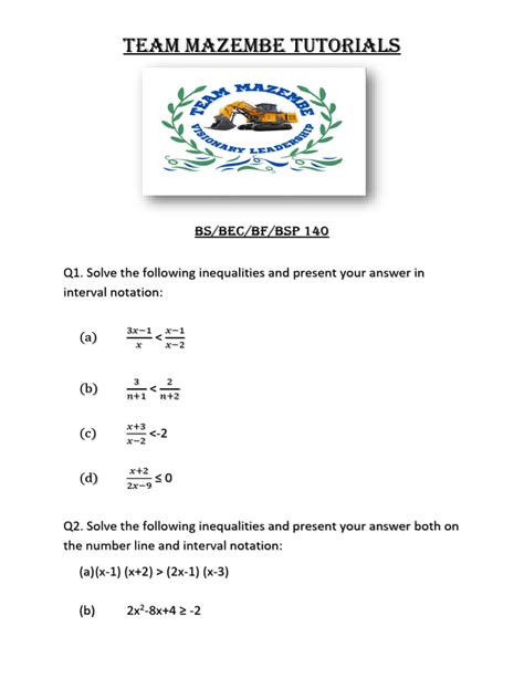 Inequities And Rationalisation Practice Questions For Practice Pdf