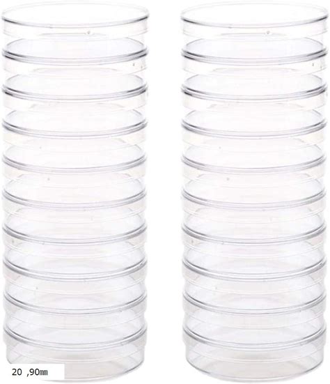 【楽天市場】【全品p5倍★ワンダフルデー】シャーレ プラスチック 使い捨て 90mm 20個 ペトリ皿 プラスチックシャーレ ふた付き