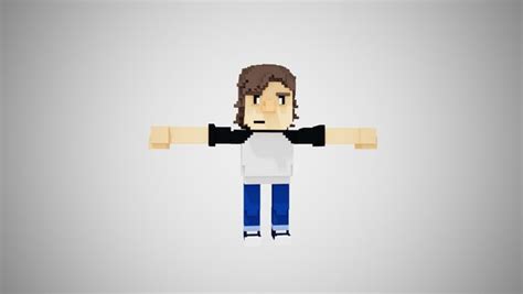 Voxel Man Model Turbosquid 1831698