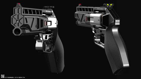 Edon Guraziu Eti Rev001 Modern Revolver Concept Design