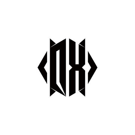 QX Logo Monogram With Shield Shape Designs Template 20839428 Vector Art