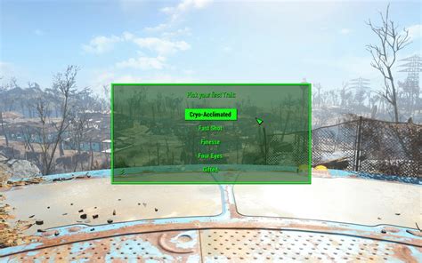 Traits For Fallout 4 At Fallout 4 Nexus Mods And Community
