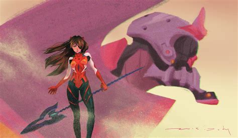 Asuka And Eva 02 By Jodybom On Deviantart