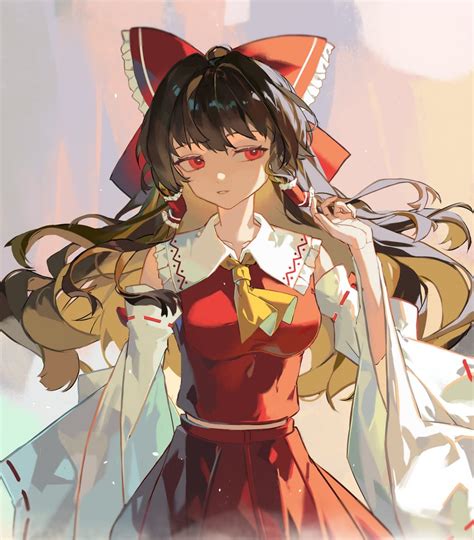 Hakurei Reimu Touhou Drawn By Clynxen Danbooru