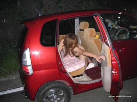Sexy Amateur Thai Chicks Posing Sleazy Inside Cars Porn Pictures XXX Photos Sex Images