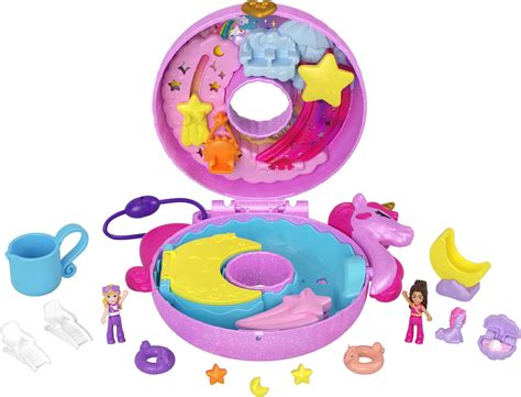 Polly Pocket Sparkle Cove Adventure Unicorn Floatie Compact