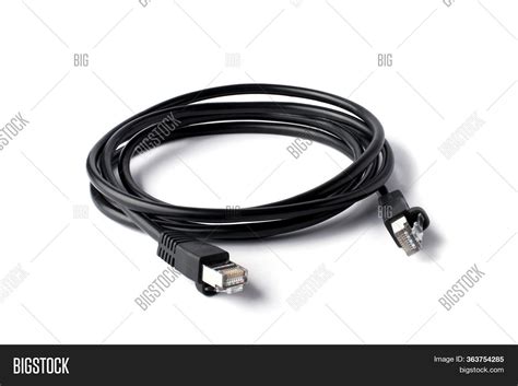 Black Internet Cable Image Photo Free Trial Bigstock