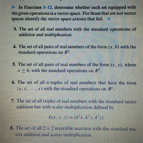 Solved In Exercises Determine Whether Each Set Chegg