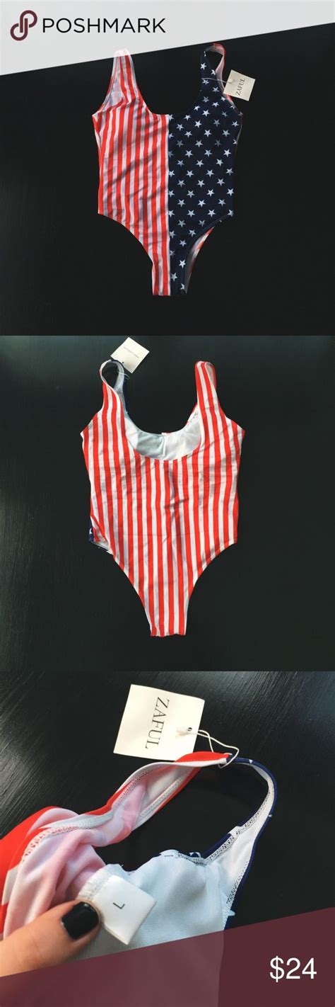 American Flag One Piece One Piece Clothes Design One Piece Swimsuit