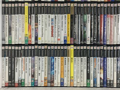 Yahooオークション Y586 Ps2 プレステ2 ソフト 大量 300本 まとめ