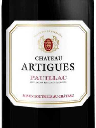 2019 Château Artigues Pauillac Vivino US