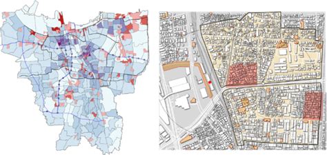 Mapping Of Mrt Lines Density And Slum Like Quality Levels Left Download Scientific Diagram