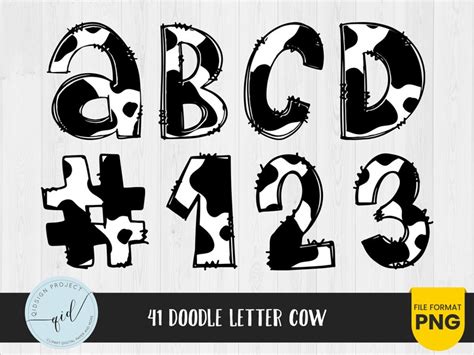 Doodle Letters Png Doodle Alphabet Sublimation Handwritten Etsy