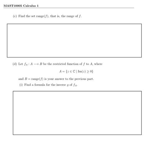 solved 2 consider the function c c defined by f x iy
