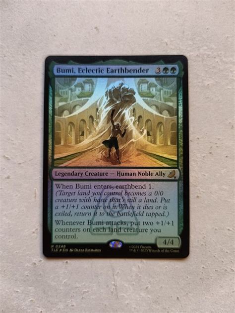 Magic The Gathering Bumi Eclectic Earthbender Mtg Avatar The
