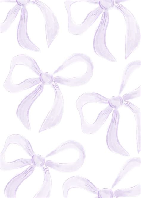 Coquette Bow Wallpaper Purple Aesthetic For Your Phone Background