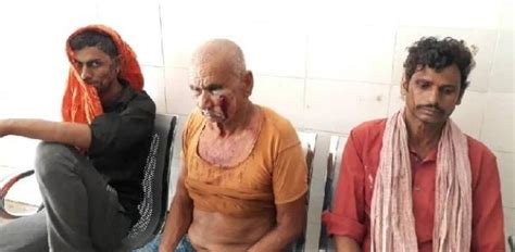 गावां में जमीन विवाद में खूनी भिड़ंत Six Injured In Group Clash Over