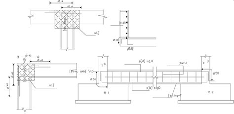 Free Download Structure Tie Beam Design Autocad File
