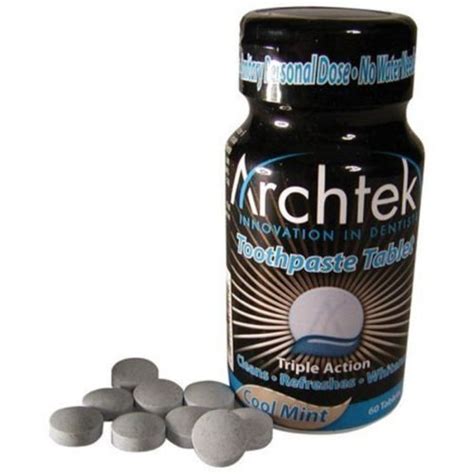 Archtek Toothpaste Tablets Cool Mint 60 Tablets Per