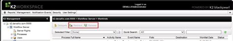 How To Release And Reassign A Users K2 Worklist Tasks In Code Using C