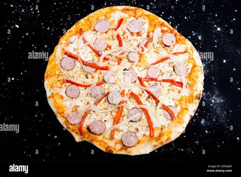 Sausage Pizza Neapolitan Pizza With Tomato Sauce Cheese Pork Sausage