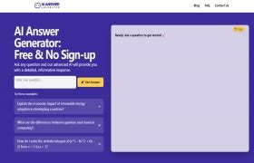 AI Answer Generator - 即时、详细的回答任何问题 - Aitoolnet